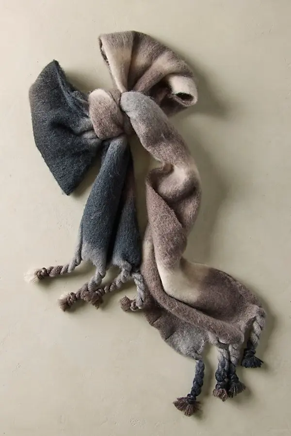 Free People Winter Days Blanket Scarf - Charcoal