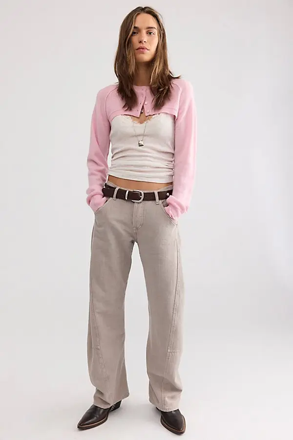 Free People Porta Cashmere Shrug - Blossom