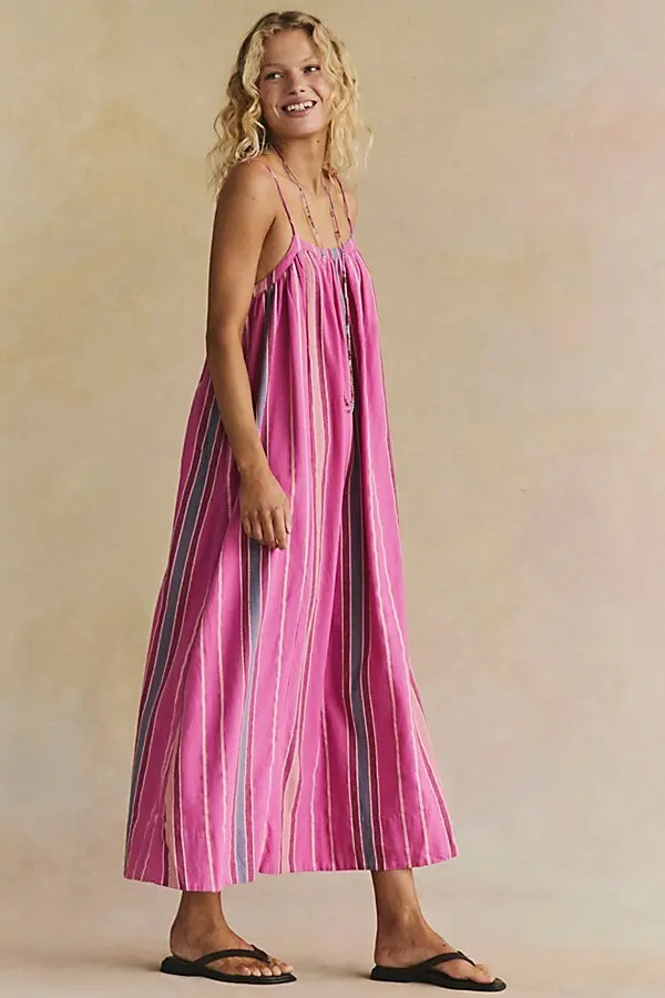 Free People Marisol Striped Maxi Dress