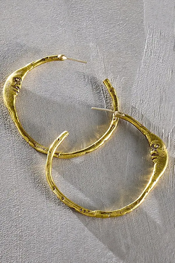 ALKEMIE Crescent Moon Hoops