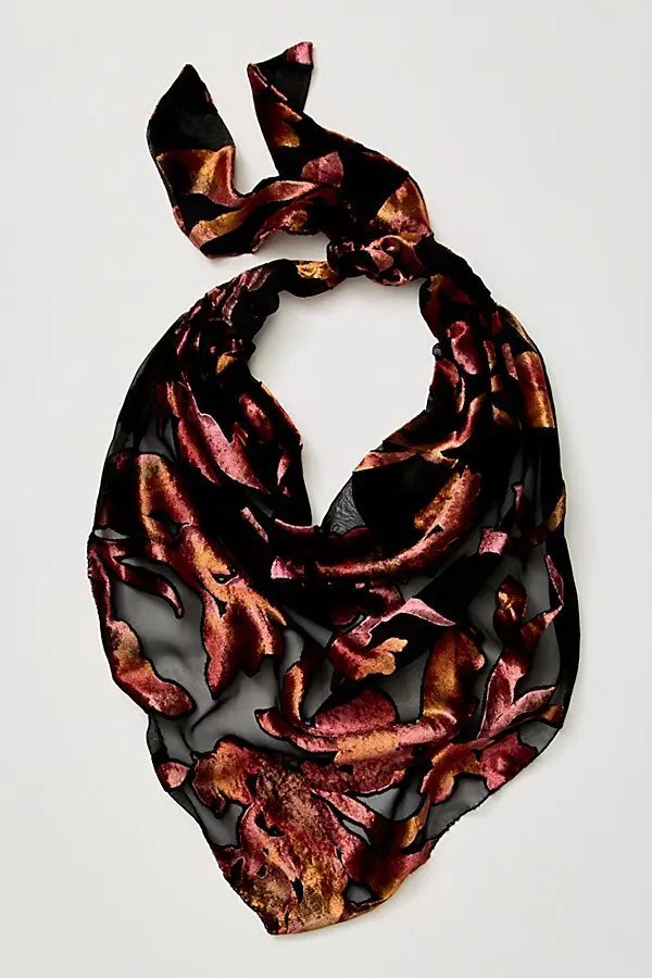 CURRIED MYRRH Angie Velvet Hair Scarf