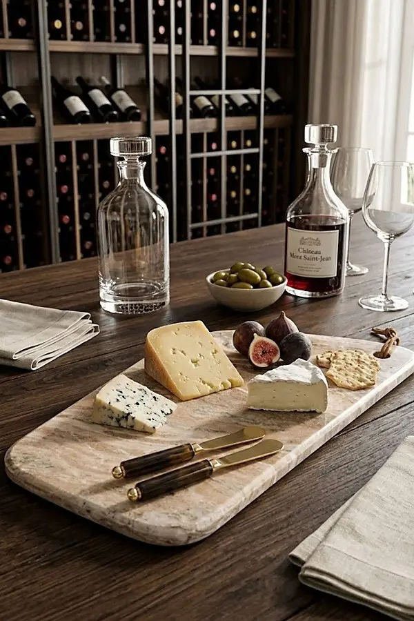 GAURI KOHLI Dakota Marble Cheese Board
