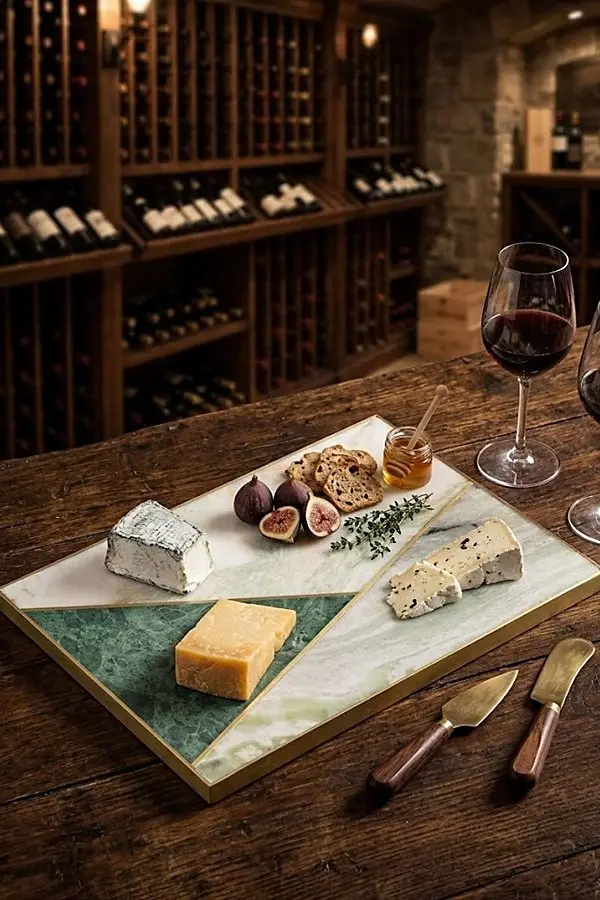 GAURI KOHLI Brno Marble Cheese Board