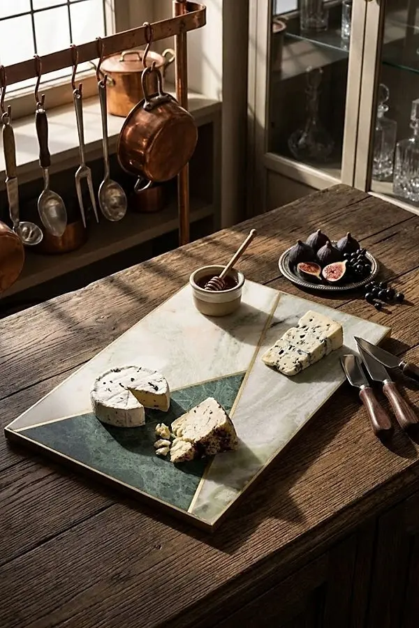 GAURI KOHLI Brno Marble Cheese Board