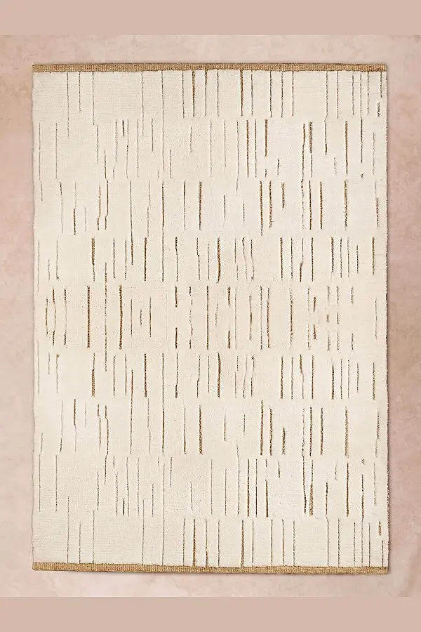 GAURI KOHLI Narita Wool And Jute Rug - Ivory