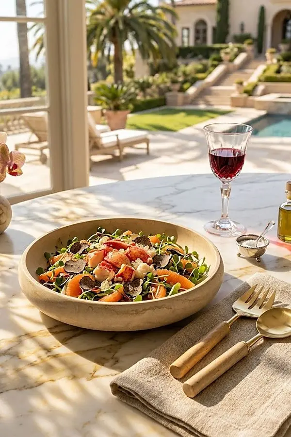 GAURI KOHLI Florence Salad Bowl And Servers