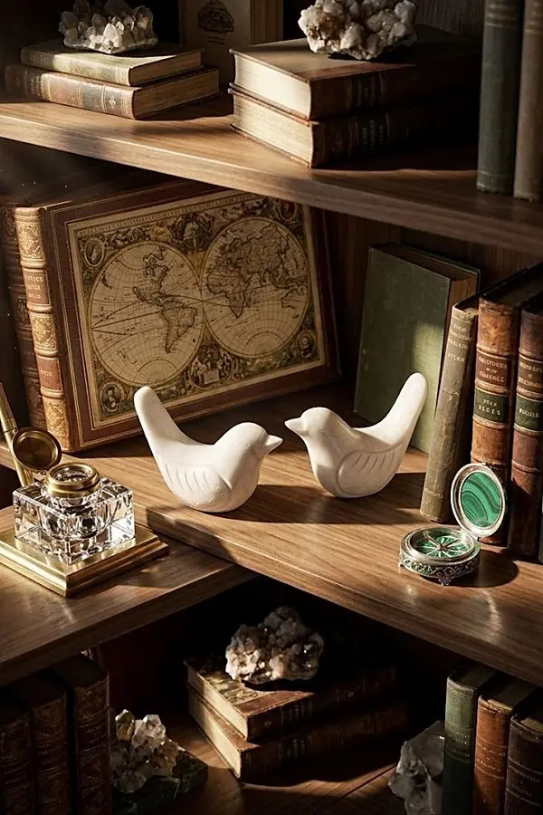 GAURI KOHLI Coco & Charlie Marble Bird Objects