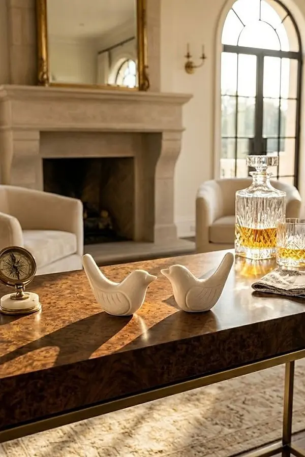 GAURI KOHLI Coco & Charlie Marble Bird Objects