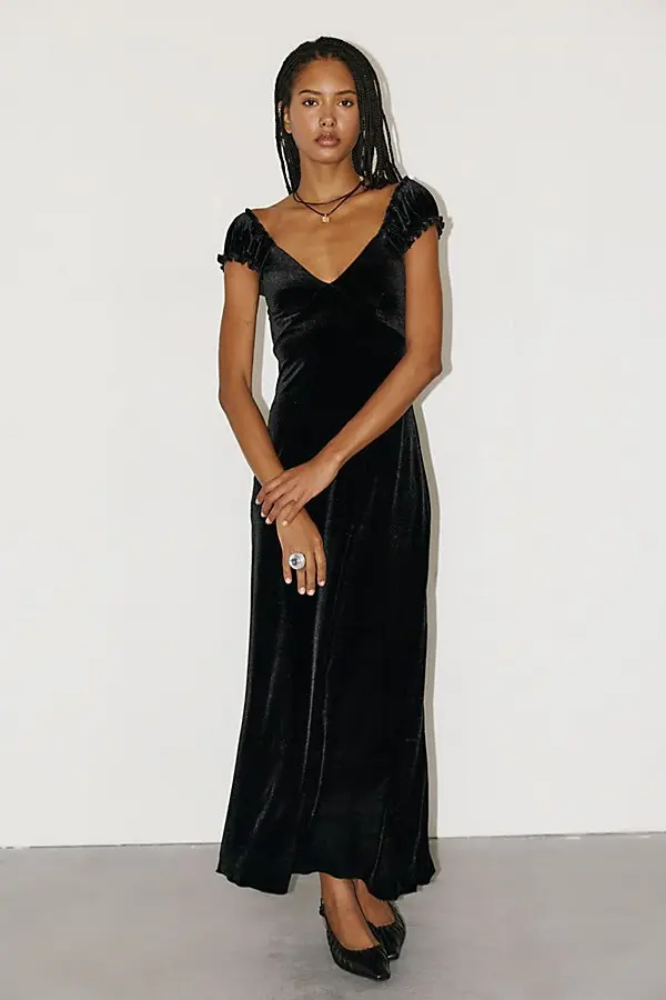 Only Hearts Selma Maxi Slip Dress - Black