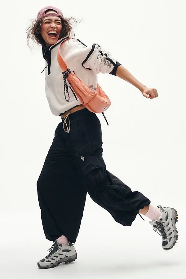Free People Alpine Fleece-lined Hike Pants - Black