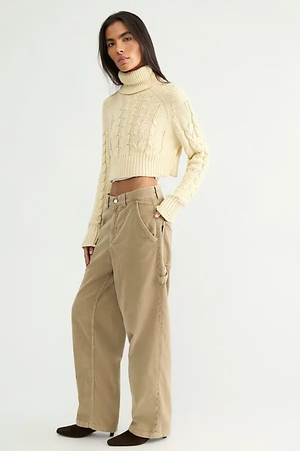 HAIKURE Sibilla Velvet Pier Utility Pants