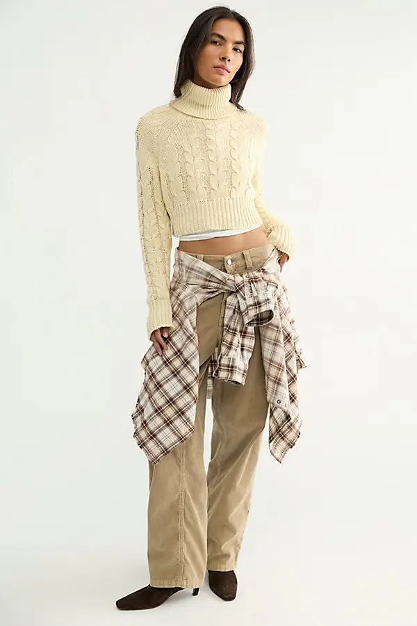 HAIKURE Sibilla Velvet Pier Utility Pants