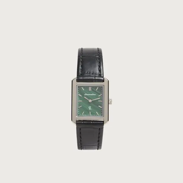 COMMON LINES Heritage Watch - Silver/malachite