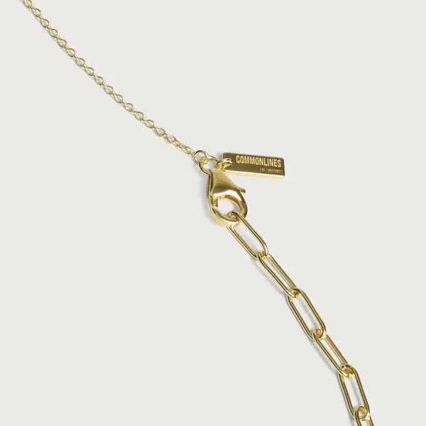 COMMON LINES Tiger Eye Pendant Necklace