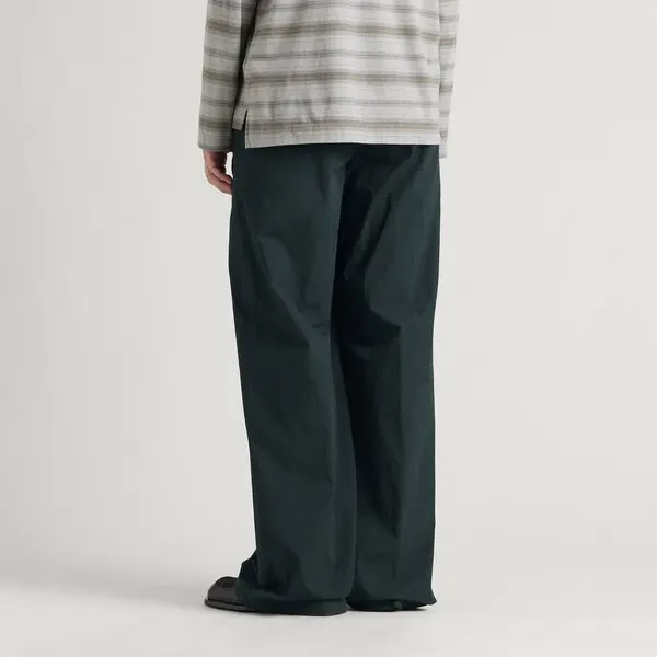 Dries Van Noten Preaches Overdye Belted Trousers - Petrol