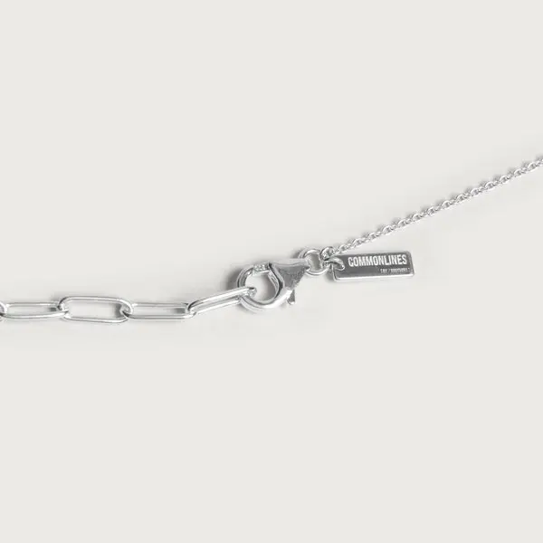 COMMON LINES Onyx Pendant Necklace