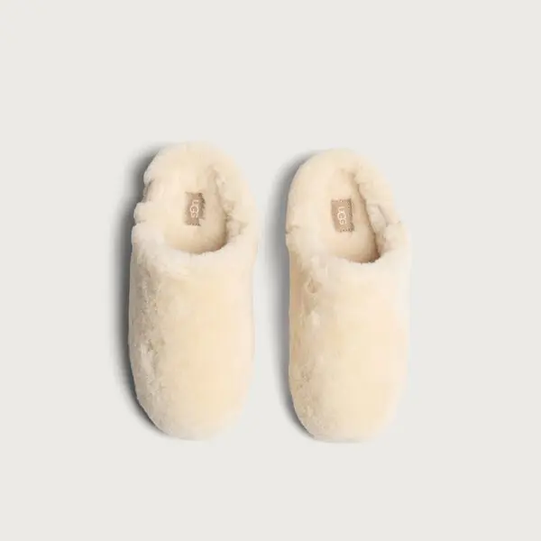 UGG Elea Fluffed Slip-on - Natural