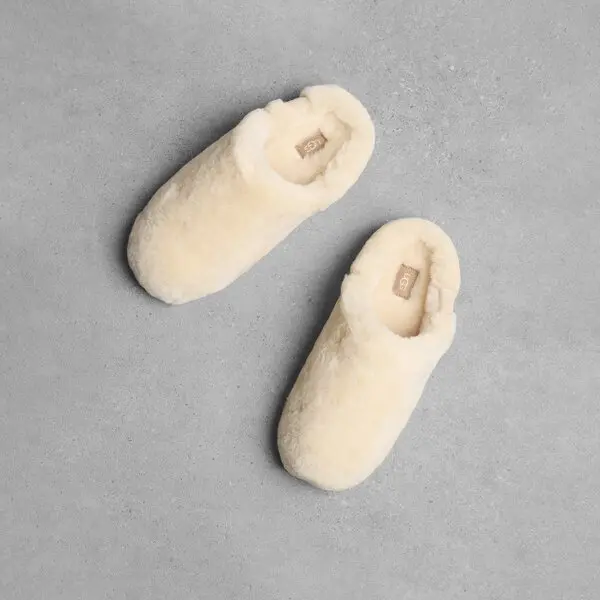 UGG Elea Fluffed Slip-on - Natural