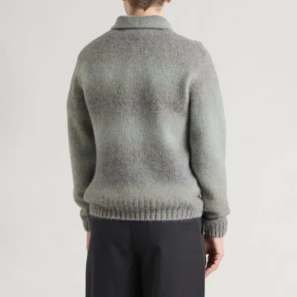 PALMES Alpaca Longsleeve Knit Polo