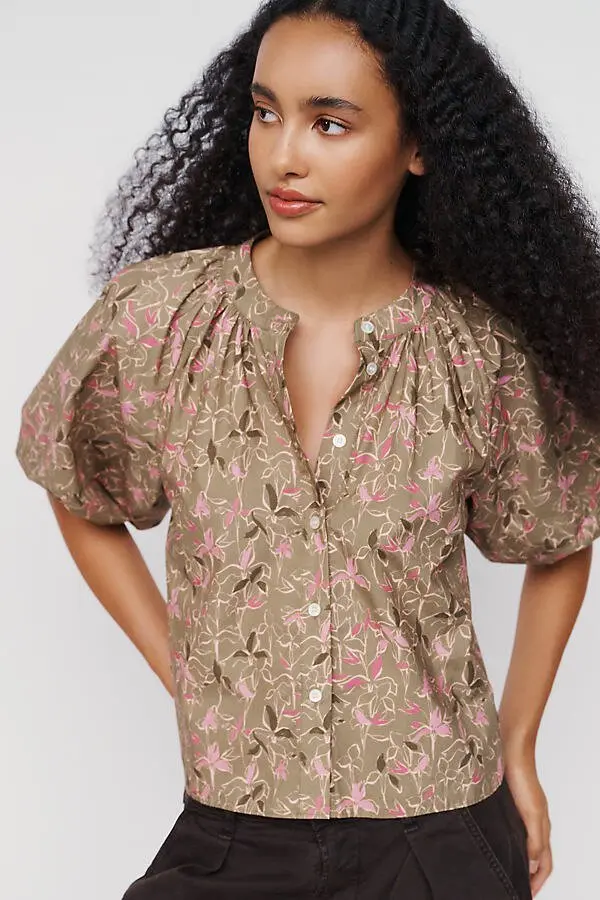 Rebecca Taylor Josie 100% Cotton Blouse