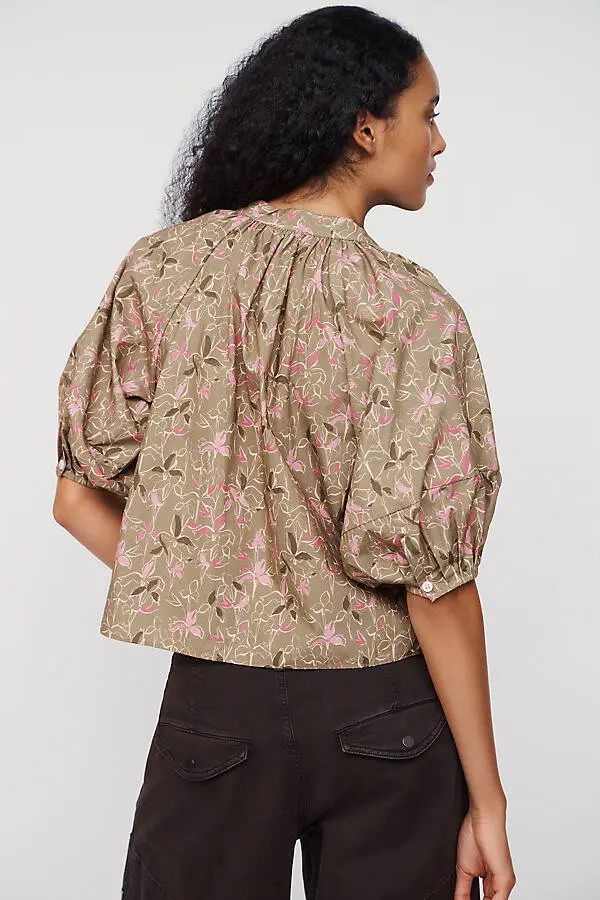 Rebecca Taylor Josie 100% Cotton Blouse