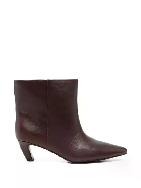 BIBI LOU Elara Pointed-toe Ankle Boots - Brown