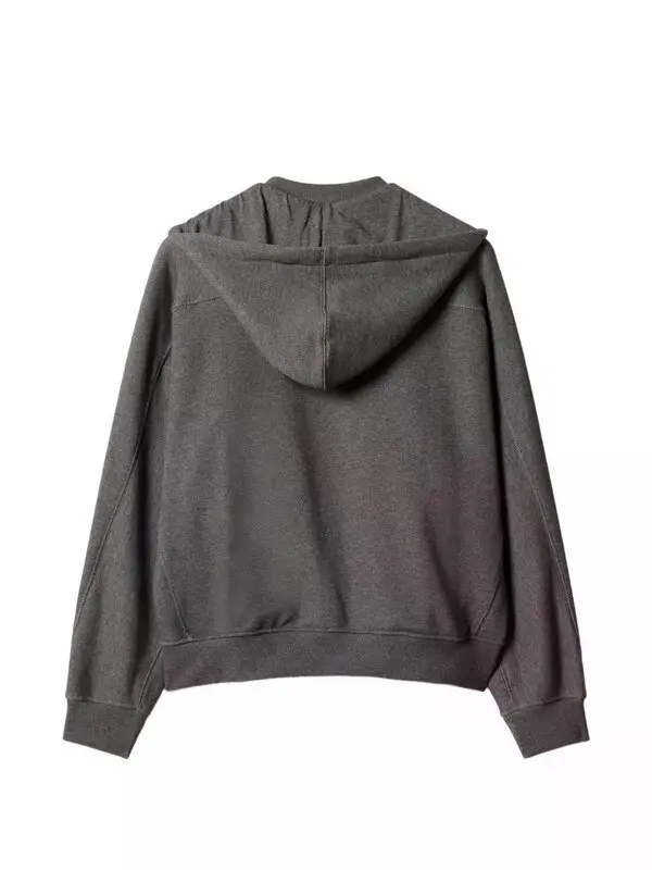 Maison Kitsuné College Logo-embroidered Drawstring Hoodie