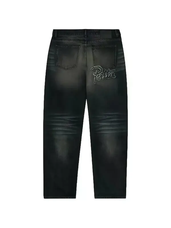PATTA Whiskered Logo-patch Jeans