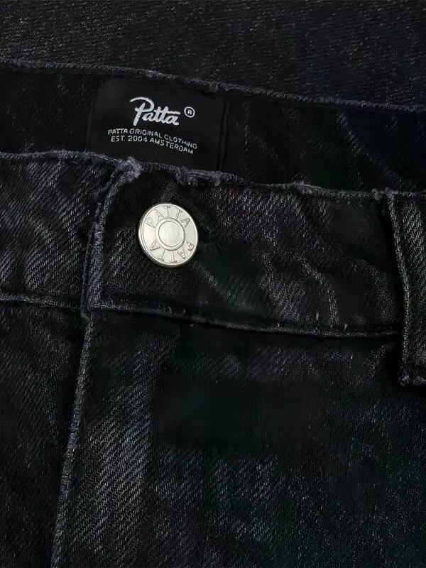 PATTA Whiskered Logo-patch Jeans