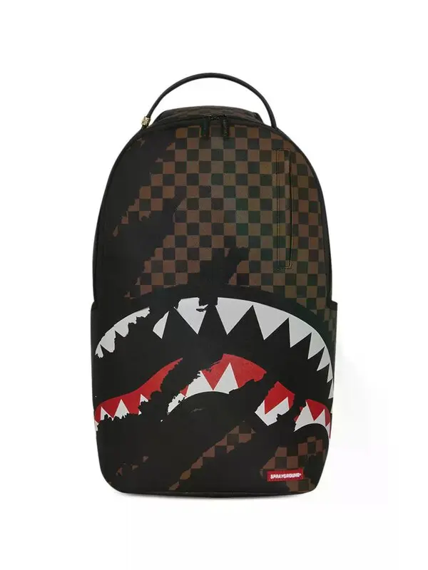 SPRAYGROUND Claw Tear Check Backpack - Black