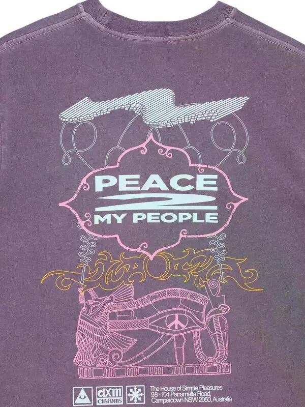 Deus Ex Machina Easy Peacey Graphic-print T-shirt