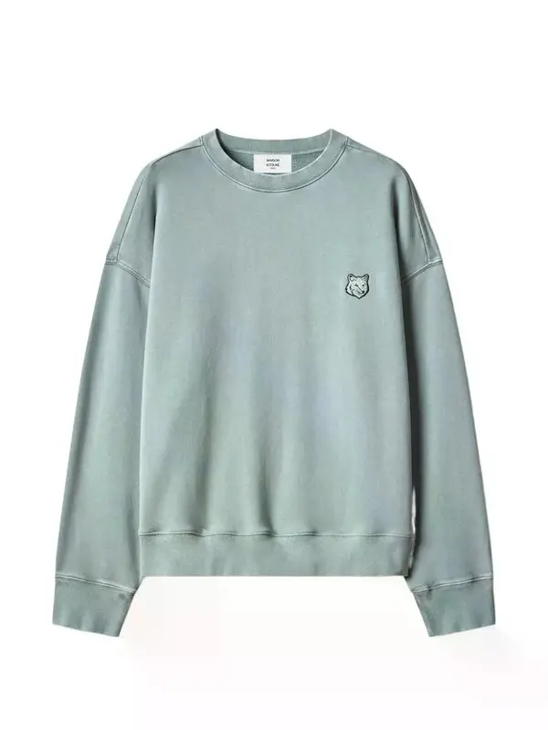 Maison Kitsuné Fox-patch Faded Sweater