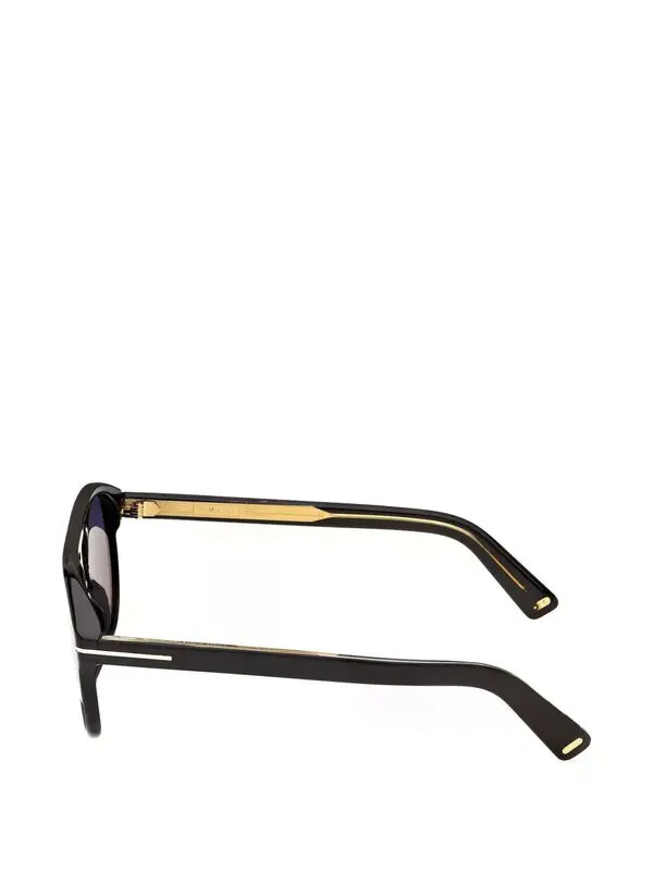 TOM FORD T-motif Pilot-frame Sunglasses