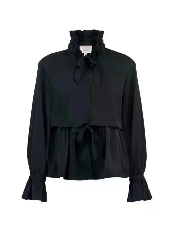 Cinq À Sept Azira Ruffled Jacket - Black