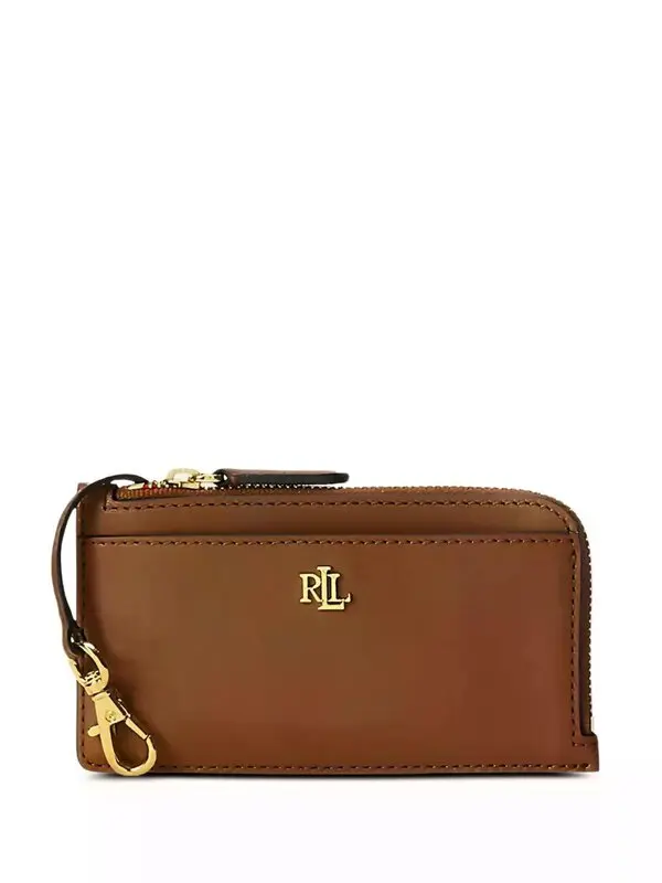 Ralph Lauren Logo-plaque Leather Wallet - Brown