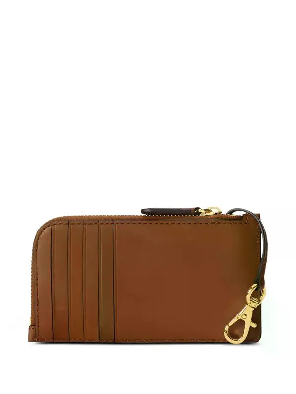 Ralph Lauren Logo-plaque Leather Wallet - Brown