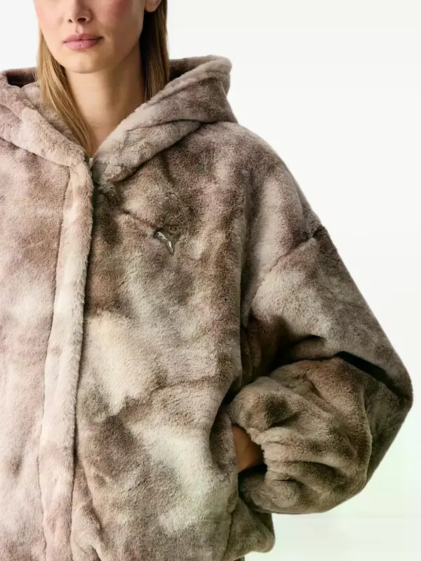 PUMA Street Glam Oversized Fleece Jacket