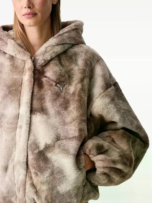 PUMA Street Glam Oversized Fleece Jacket