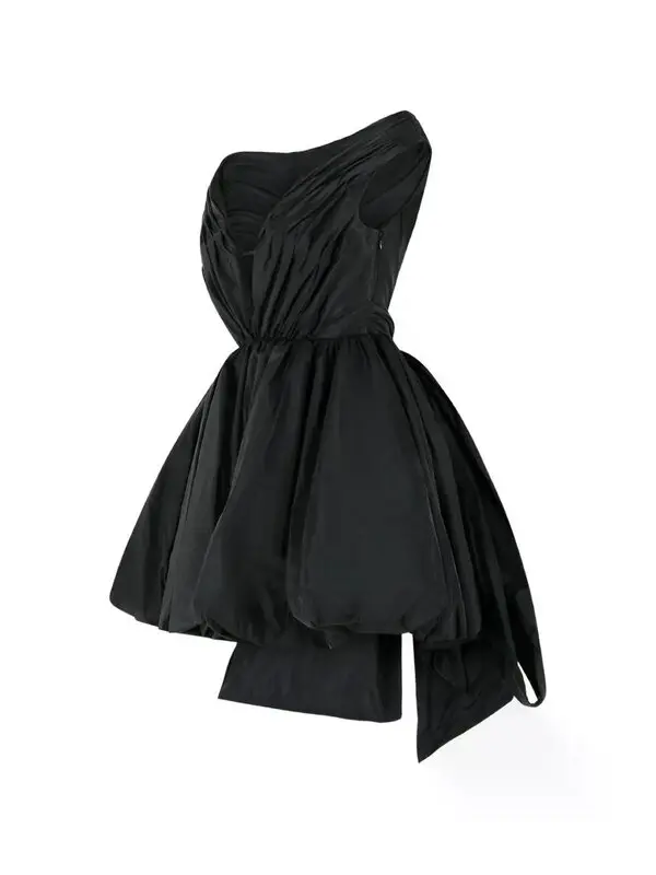 Blumarine Ruffled Balloon-hem Asymmetric Dress