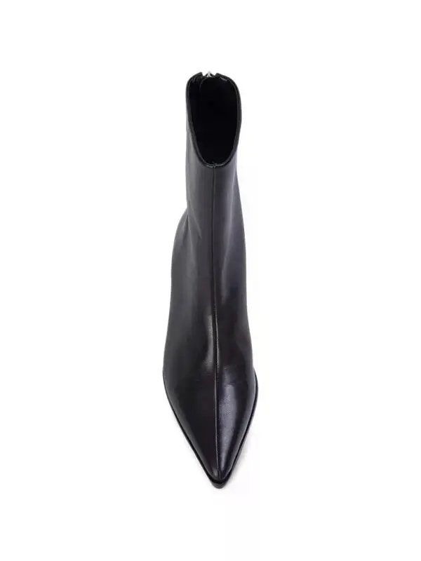 BLACK SUEDE STUDIO Esme Pointed-toe Ankle Boots