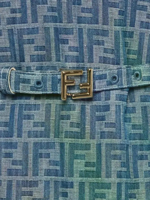 Fendi Belted Mini Dress