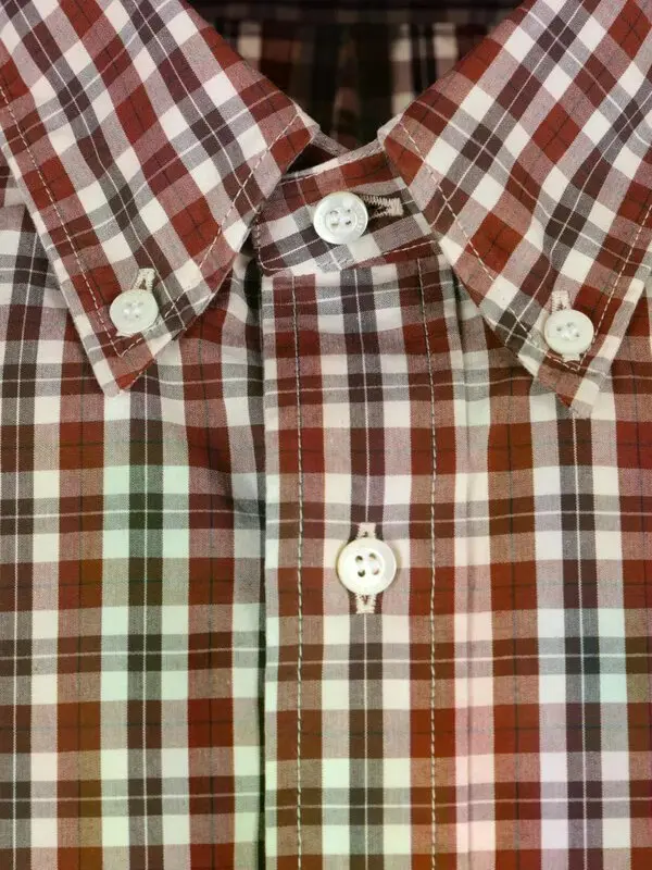 Aspesi Check-print Button-down Shirt