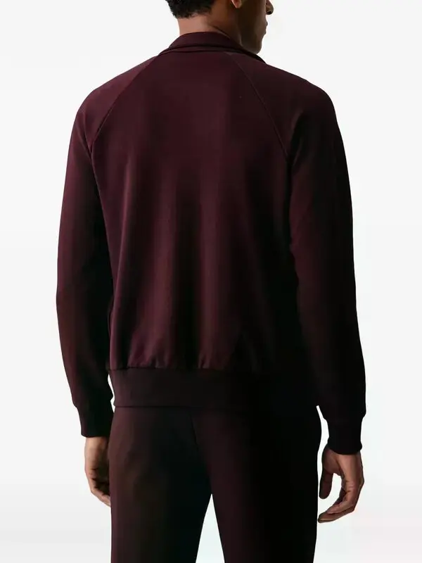 Lacoste Commuter Zip-up Sweatshirt - Red