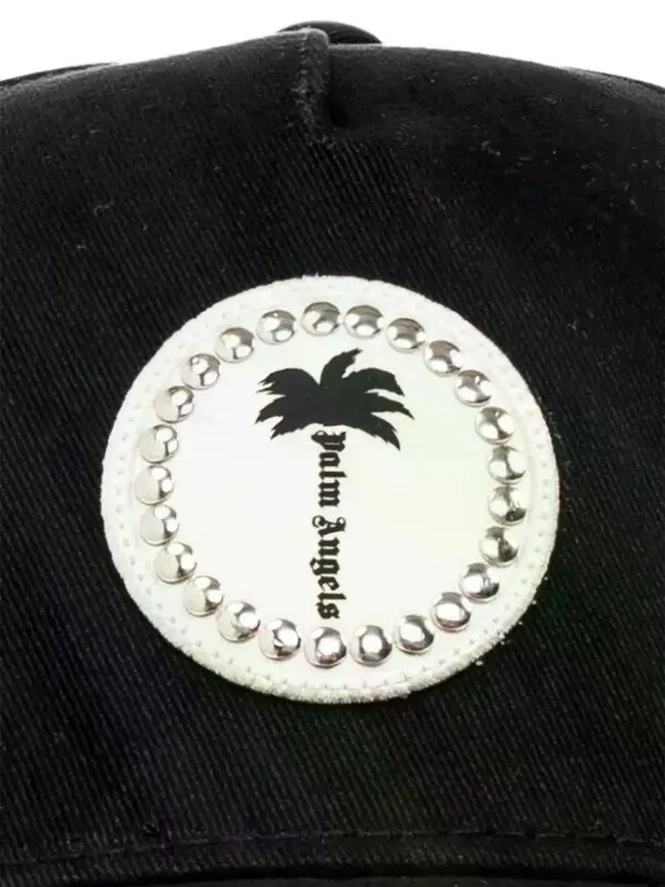 Palm Angels Studded Logo-patch Baseball Cap