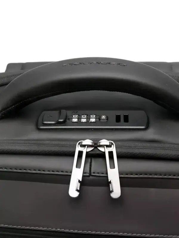 PIQUADRO Logo-plaque Zip-fastening Backpack - Grey