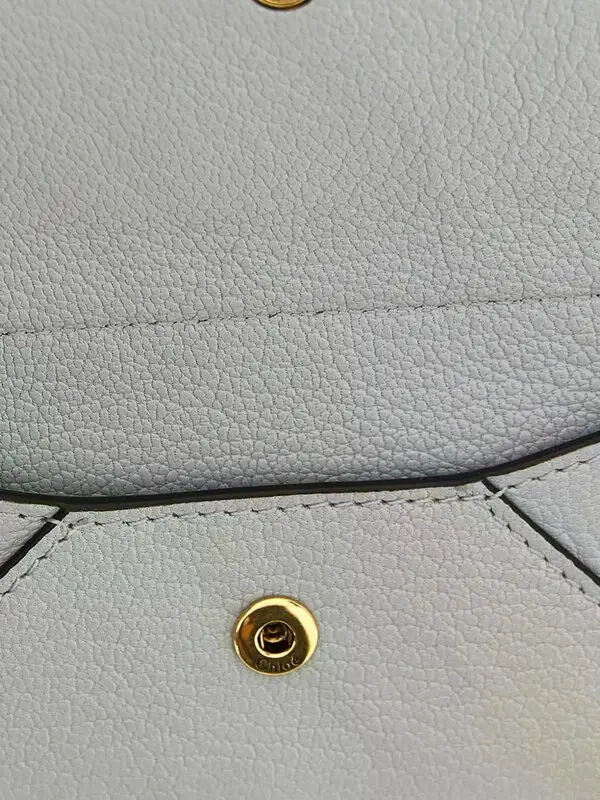 Chloé Small Envelope Purse With Card Slots In Grained-leather