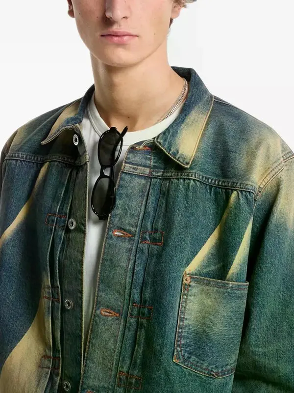 Kenzo Faded-effect Denim Jacket