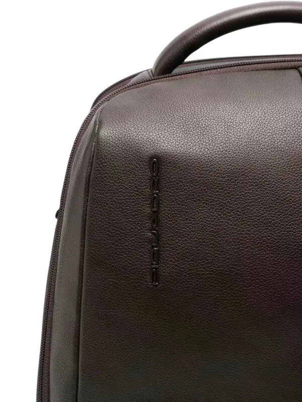 PIQUADRO Russel Grained-leather Backpack
