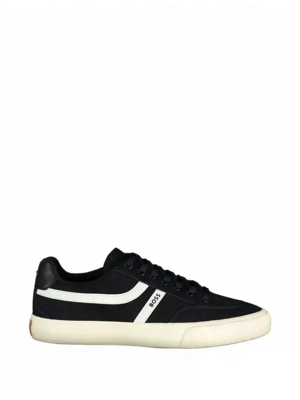 BOSS Logo-print Panelled Sneakers - Blue