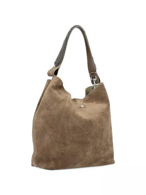 VIVIENNE WESTWOOD Lottie Suede Shoulder Bag